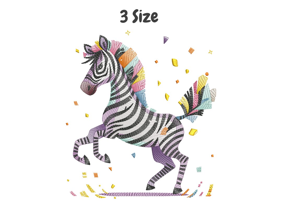 Zebra Embroidery Designs | Baby Shower Gift | Machine Embroidery Design ...