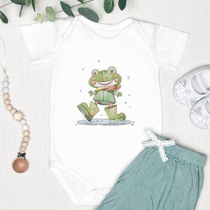 Frog Rain Embroidery Designs | Baby Shower Gift | Machine Embroidery ...