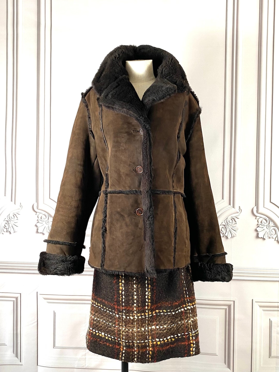 Short Shearling Coat - Etsy
