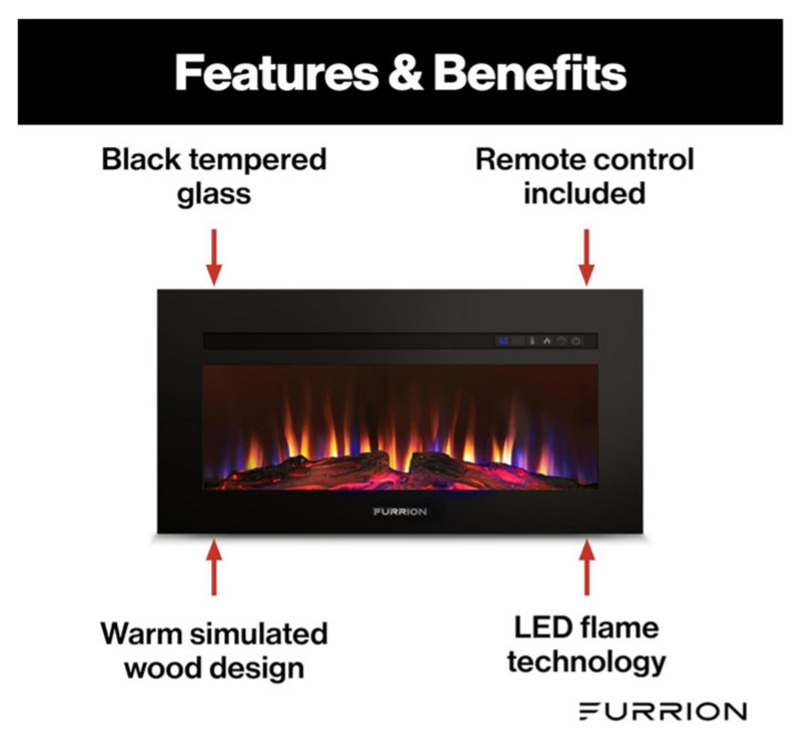 Electric Fireplace - NEW by Furrion - Etsy