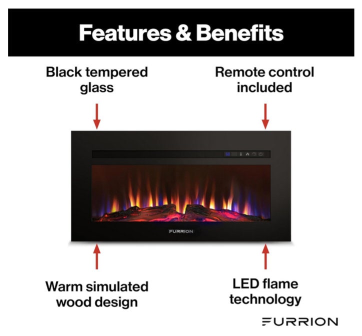 Electric Fireplace - NEW by Furrion - Etsy