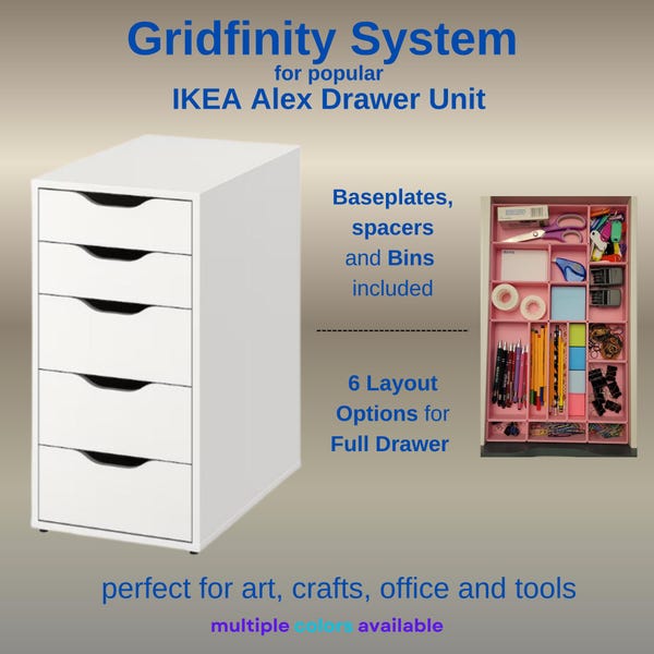 Ikea Alex Drawer Insert - Etsy
