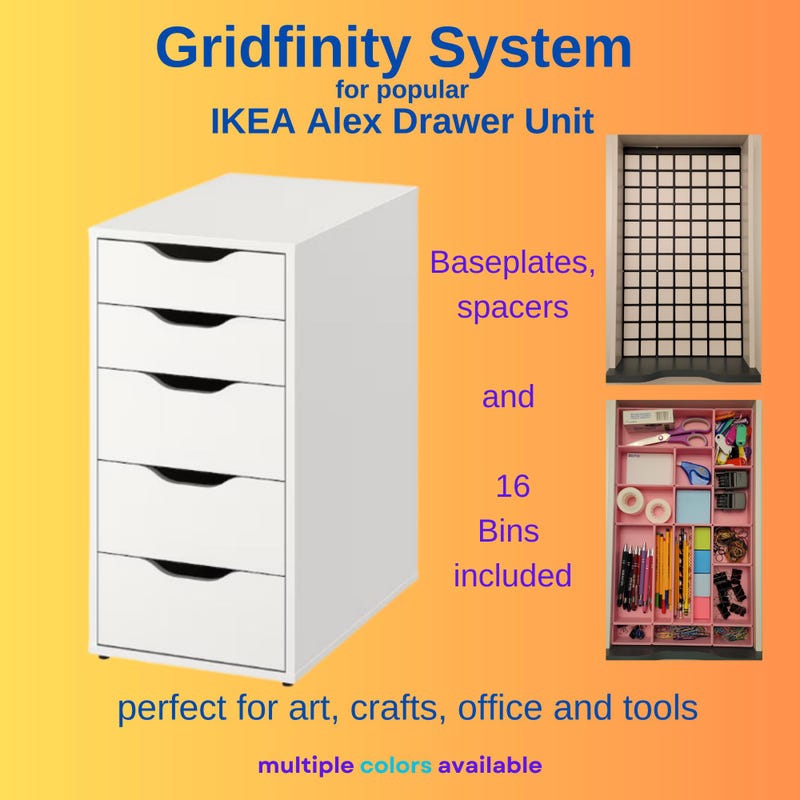 Ikea Alex Drawer Insert - Etsy