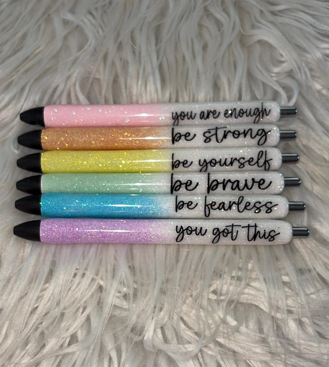 Motivational Pen Set | Inspiration Pens | Words of Affirmation ...