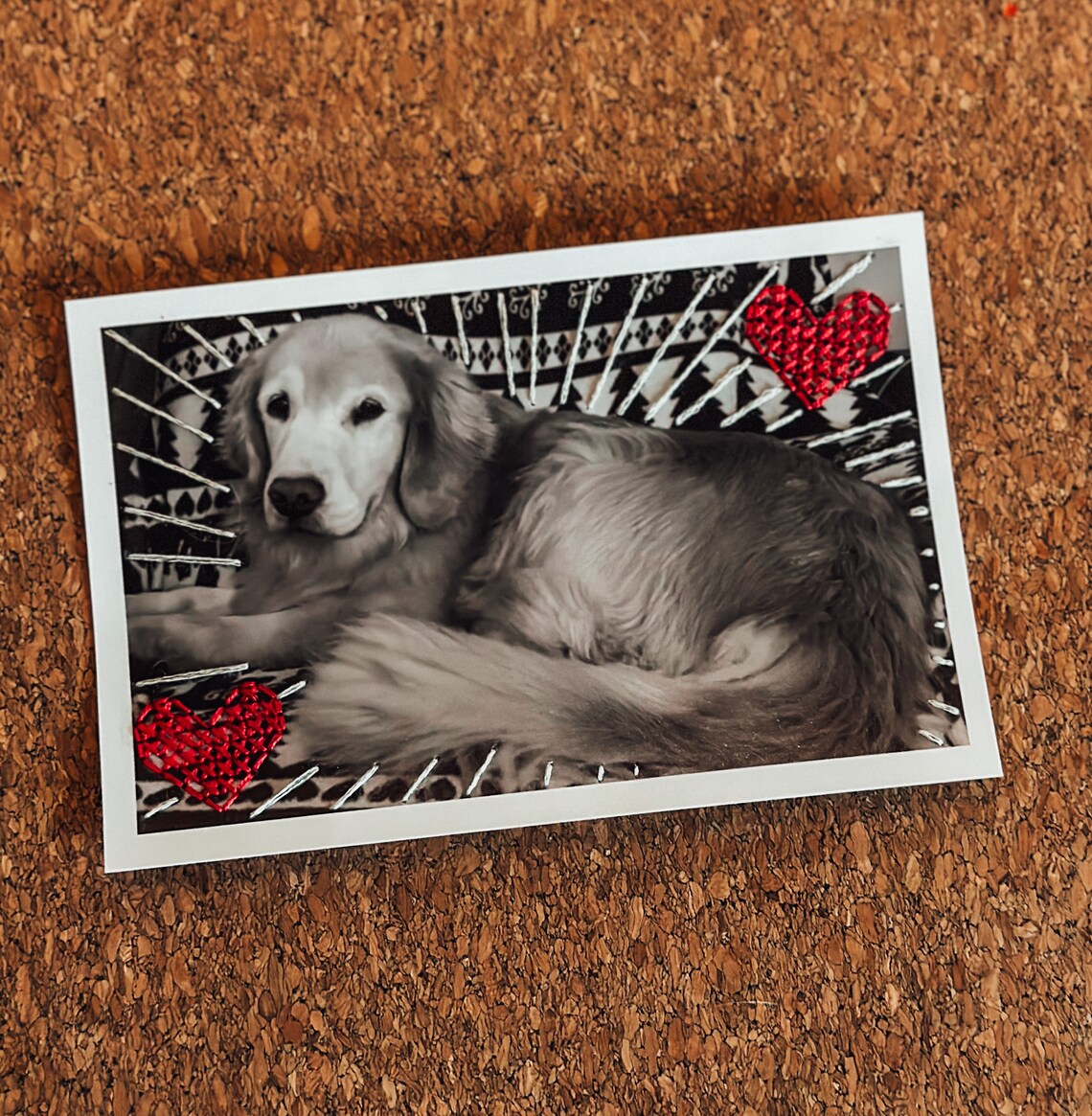 Pet Memorial, Custom Pet Gift Custom Embroidered Photo, Photo ...