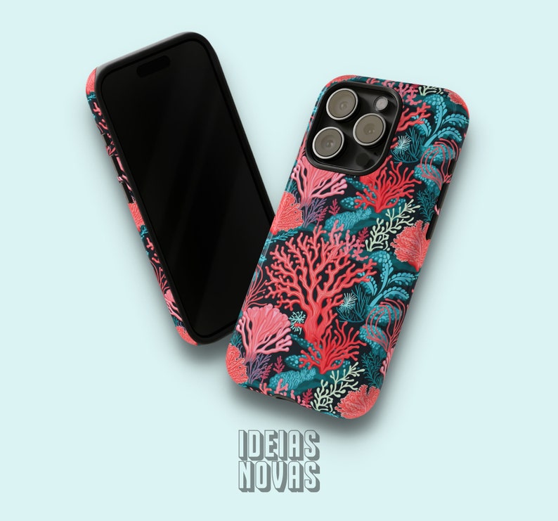 Coral Phone Case for iPhone 15 Pro, iPhone 14, iPhone 13, for Galaxy ...