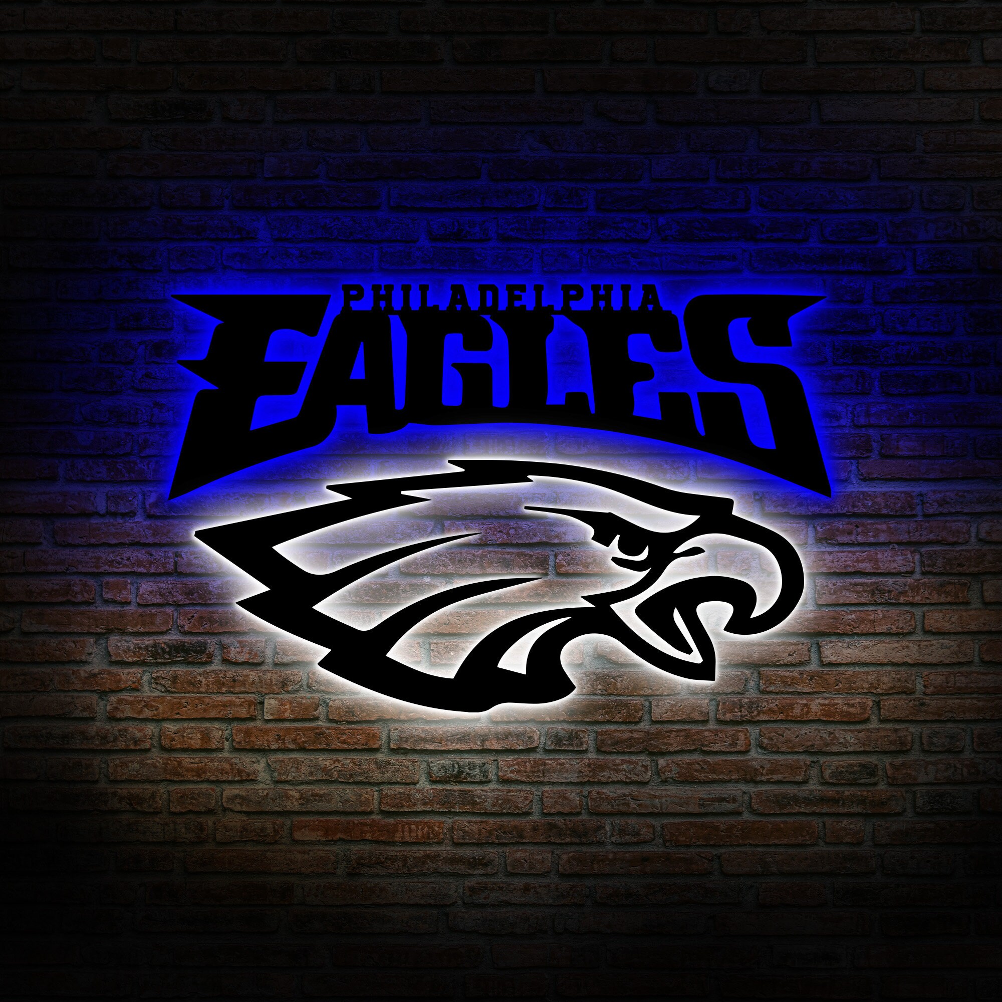 Philadelphia Eagles Led Metal Wall Sign, Philadelphia Eagles Led Decor ...