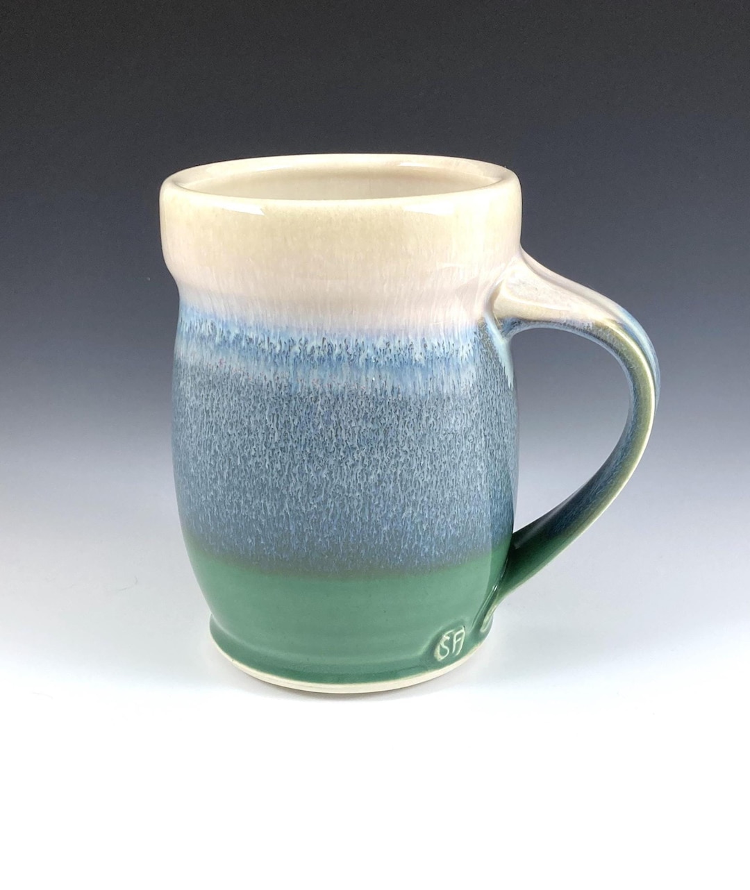 Handmade Pottery Mug, Wheel Thrown Porcelain - Etsy