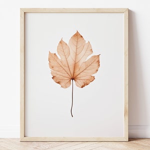 Watercolor Minimalist Fall Digital Print Fall Printable Art Rustic ...