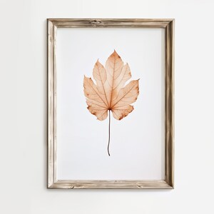 Watercolor Minimalist Fall Digital Print Fall Printable Art Rustic ...