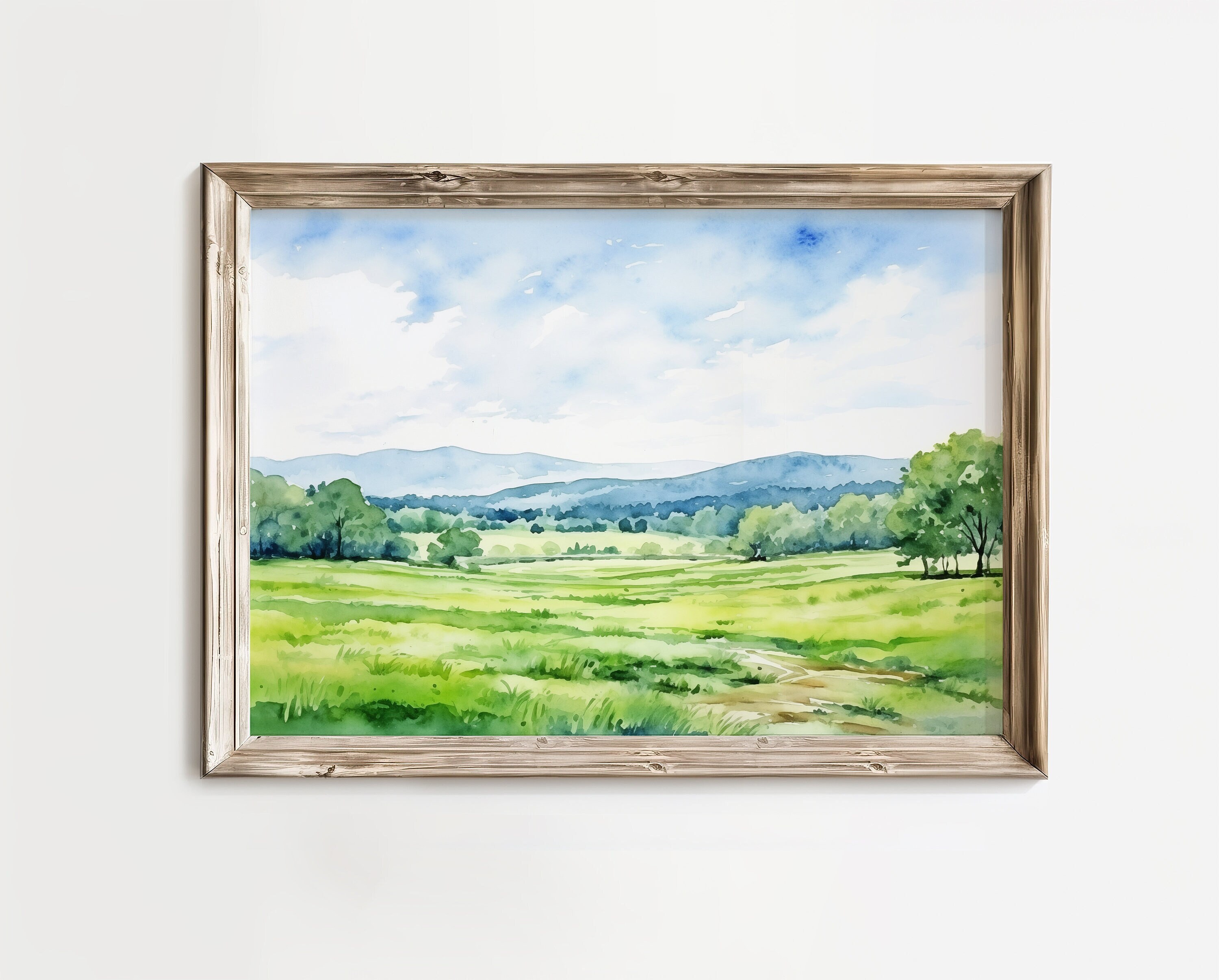 Spring Landscape Print, Summer Landscape Wall Art, Summer Decor ...