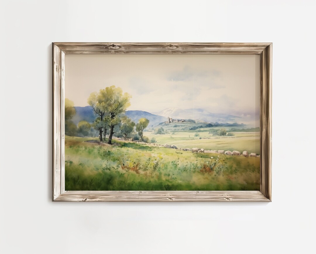 Spring Landscape Print, Summer Landscape Wall Art, Summer Decor ...