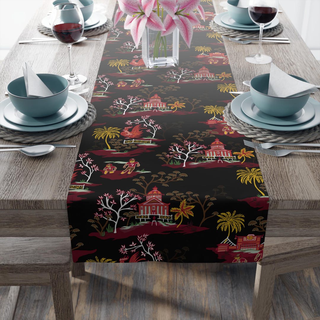 South Carolina Table Runner Gamecock Table Runner Gamecock Toile ...