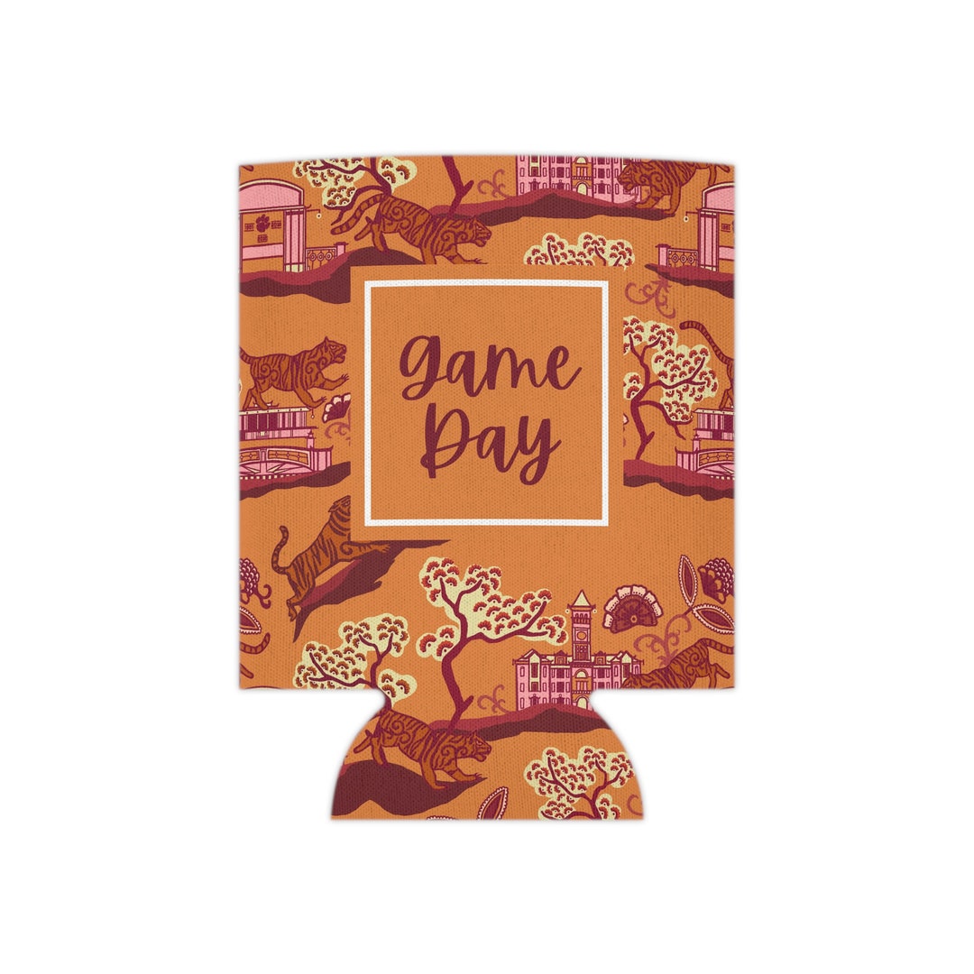 Clemson Can Cooler Clemson Tiger Cozie Clemson Tailgates Football Can ...