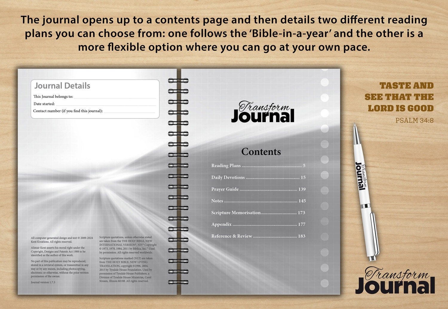 A5 Christian Journal / Notebooks Featuring a Unique 7-step System to ...