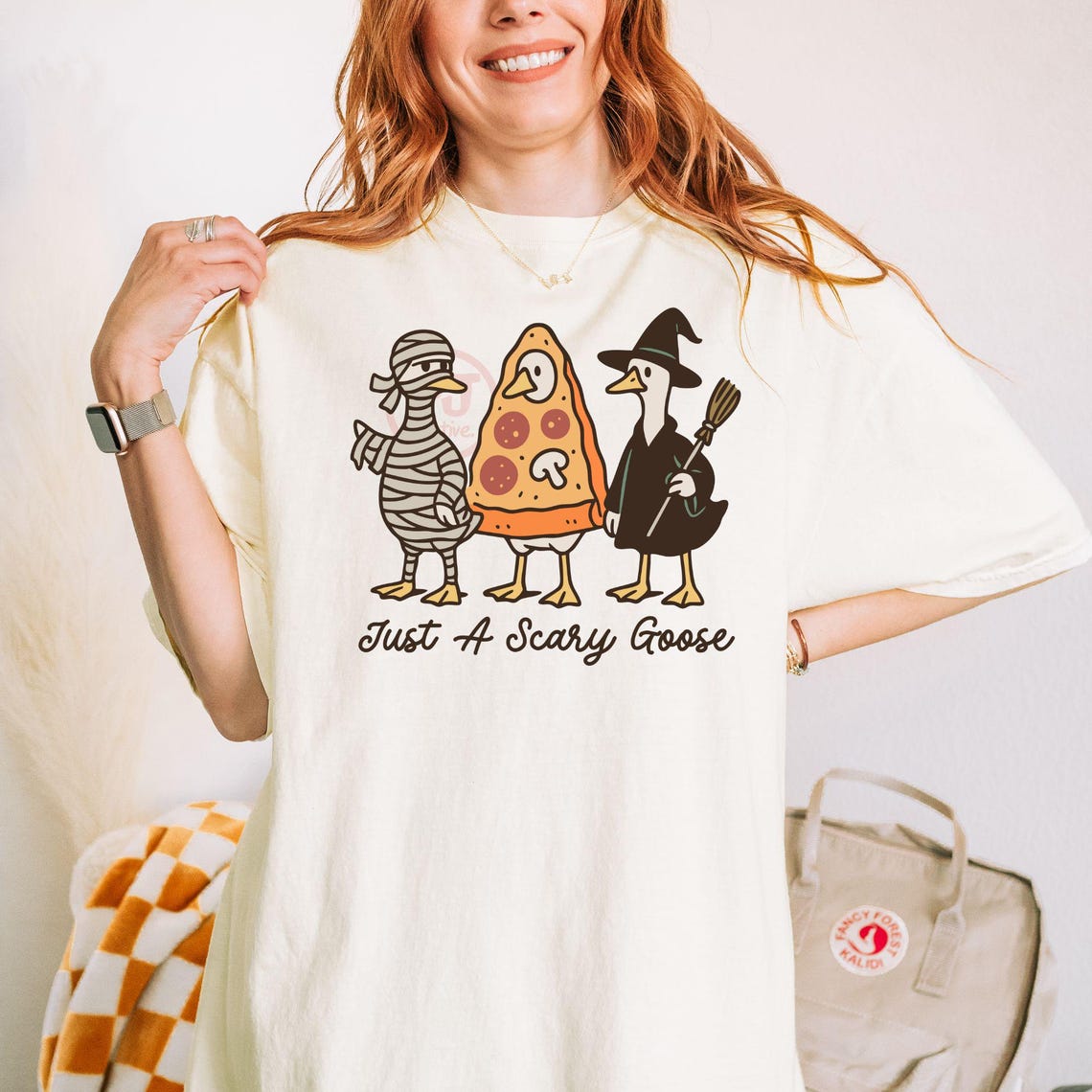 Scary Goose Halloween PNG: Funny Spooky Shirt Design (digital Download ...