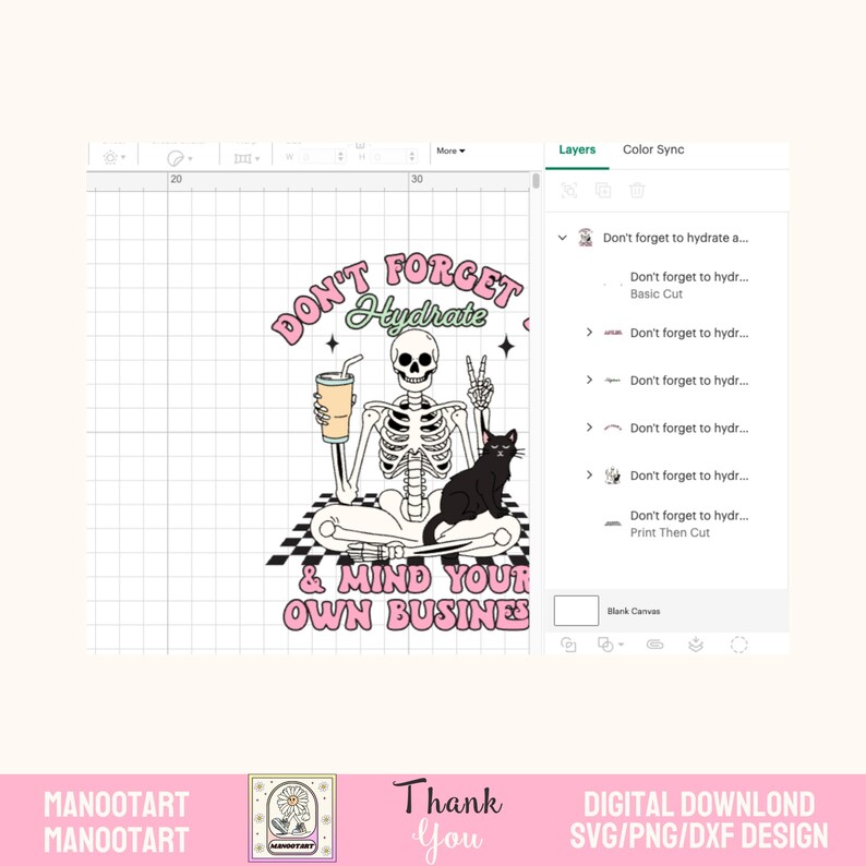 Don't Forget to Hydrate and Mind Your Own Business SVG Png,skeleton ...