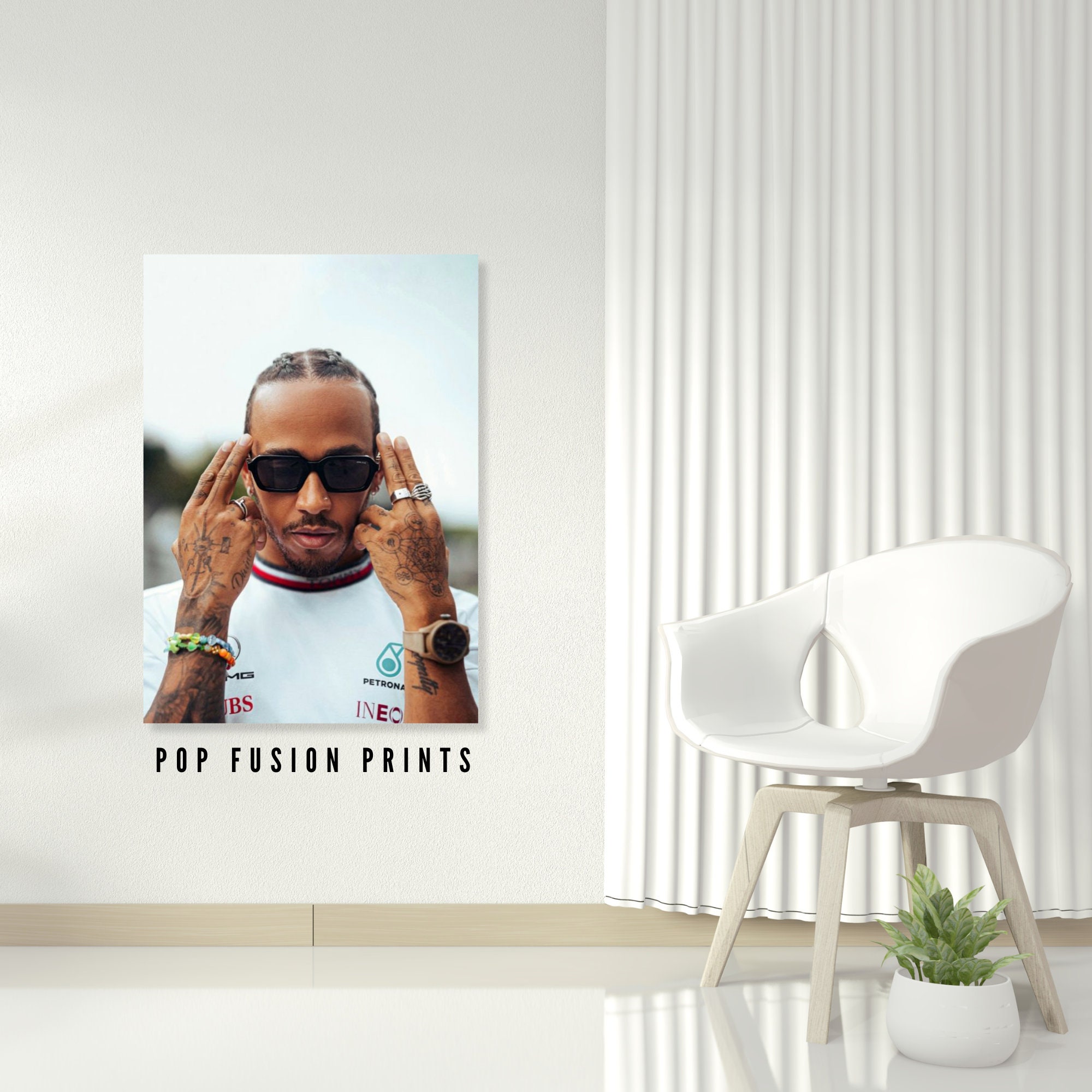 Lewis Hamilton Poster, F1 Racing Poster, F1 Fan Gift, Formular One ...