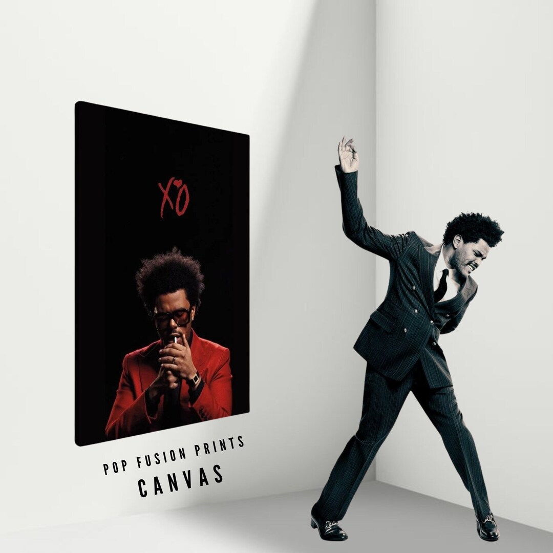 The Weeknd Canvas, the Weeknd Wall Art, the Weekend Portrait Poster ...