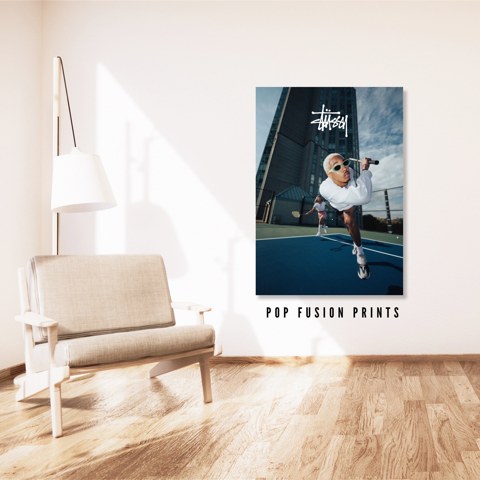Stussy Poster, Tennis Poster, Cool Poster, Stussy Wall Art, Gift for ...