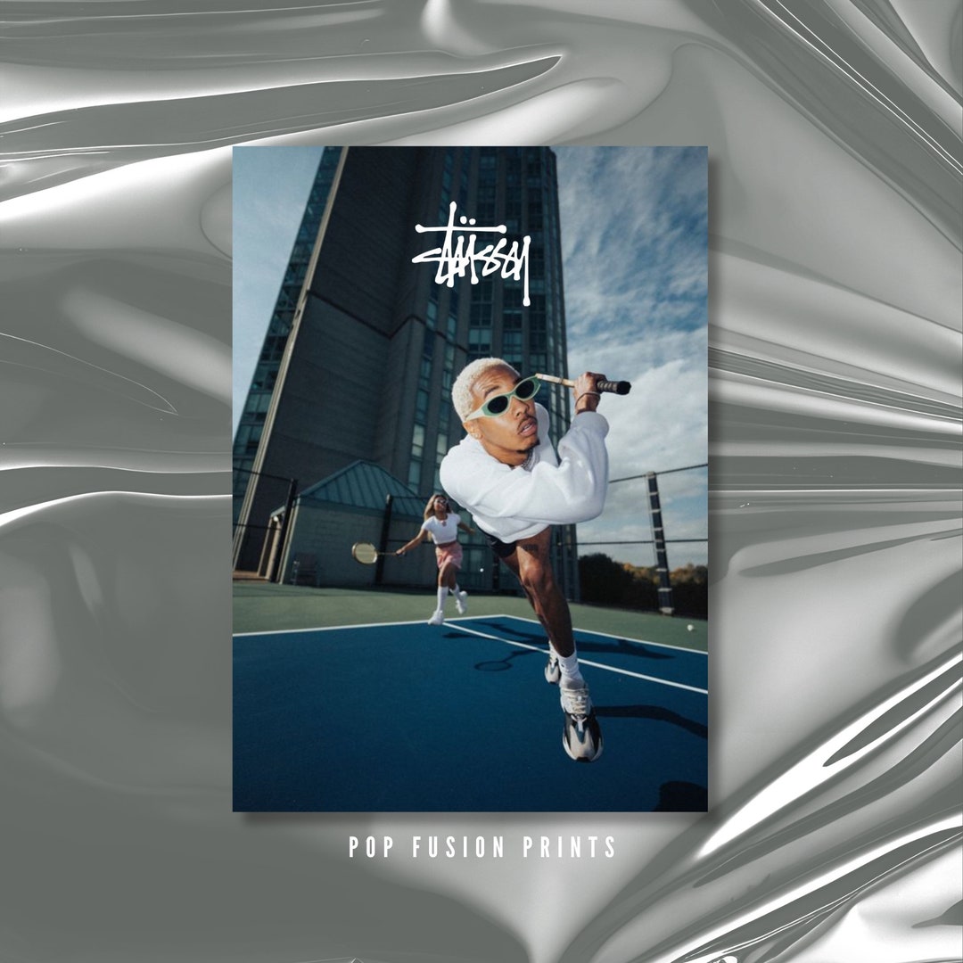 Stussy Poster, Tennis Poster, Cool Poster, Stussy Wall Art, Gift for ...