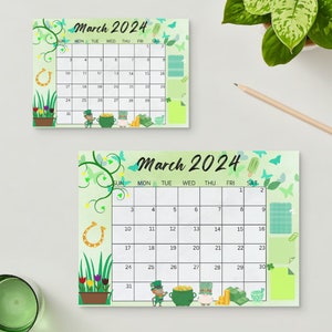 March 2024 Calendars / Printable Planner / Printable Calendars ...