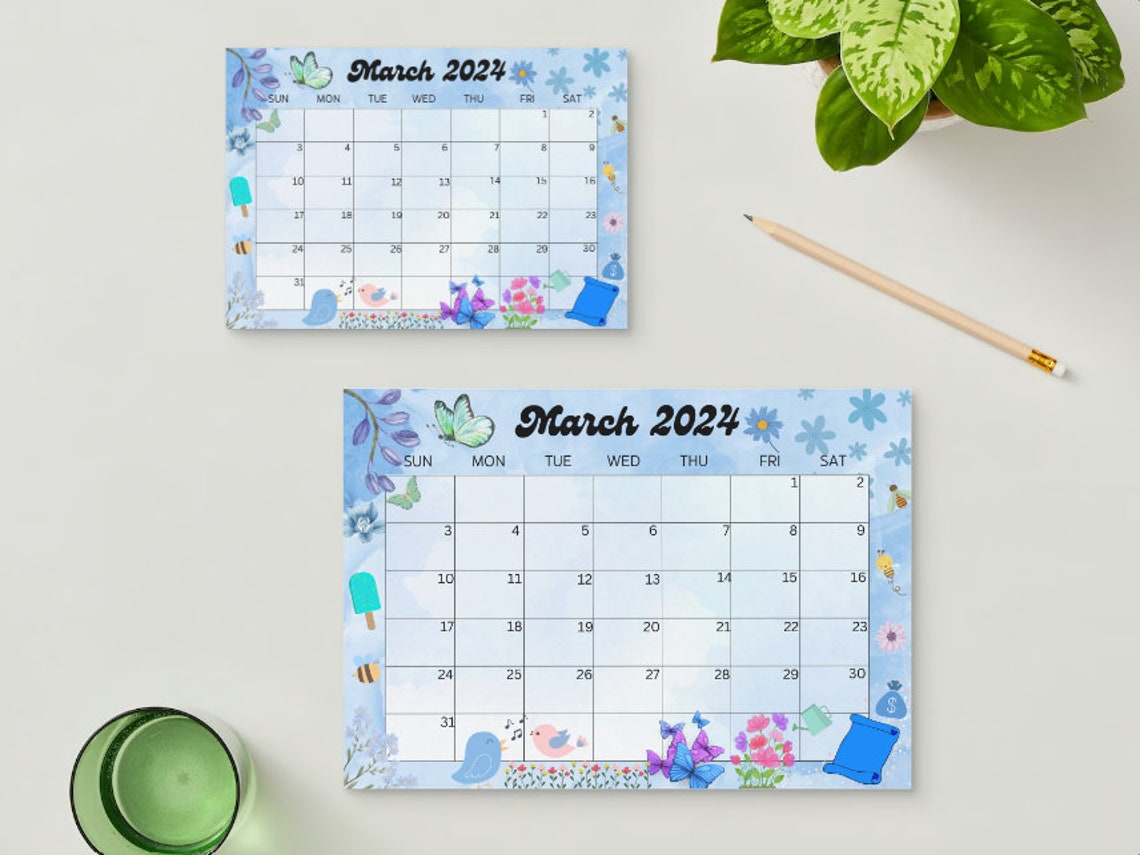 March 2024 Calendars / Printable Planner / Printable Calendars ...