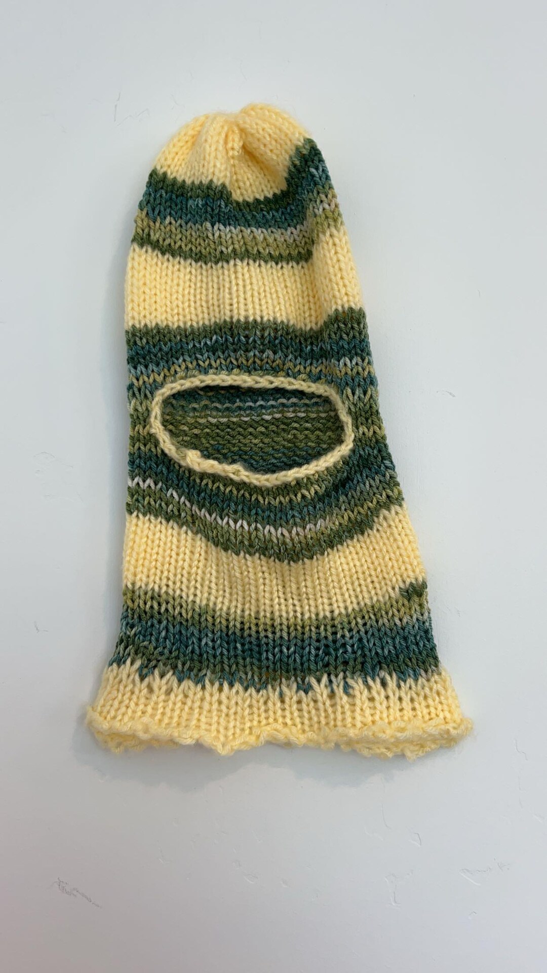 Yellow and Green Ski Mask - Etsy