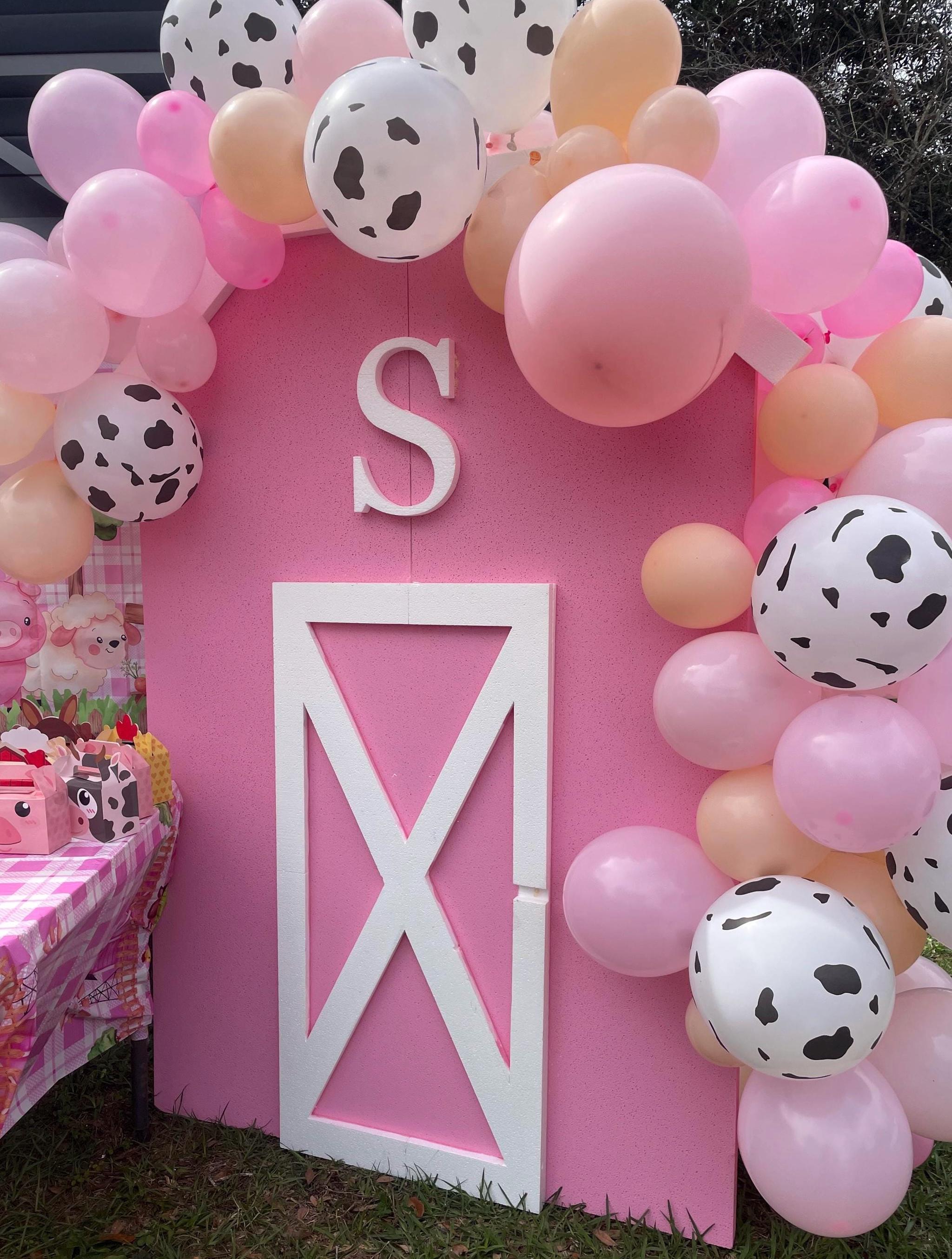 Farm House Birthday Party Backdrop| Large Barn Prop| Boy or Girl Animal ...