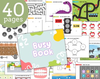 Outer Space Busy Book / Quiet Book for Preschool, Kindergarten, Early ...