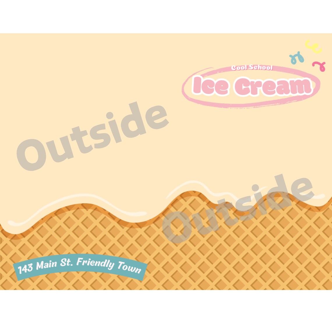 Ice Cream Shop Menu for Dramatic Play Area - PDF Printable File - Etsy