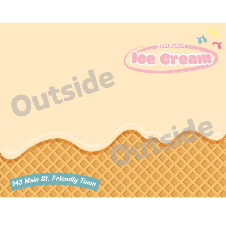 Ice Cream Shop Menu for Dramatic Play Area - PDF Printable File - Etsy