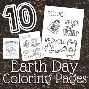 Earth Day Coloring Pages Preschool, Kinder Activities PDF Printable ...