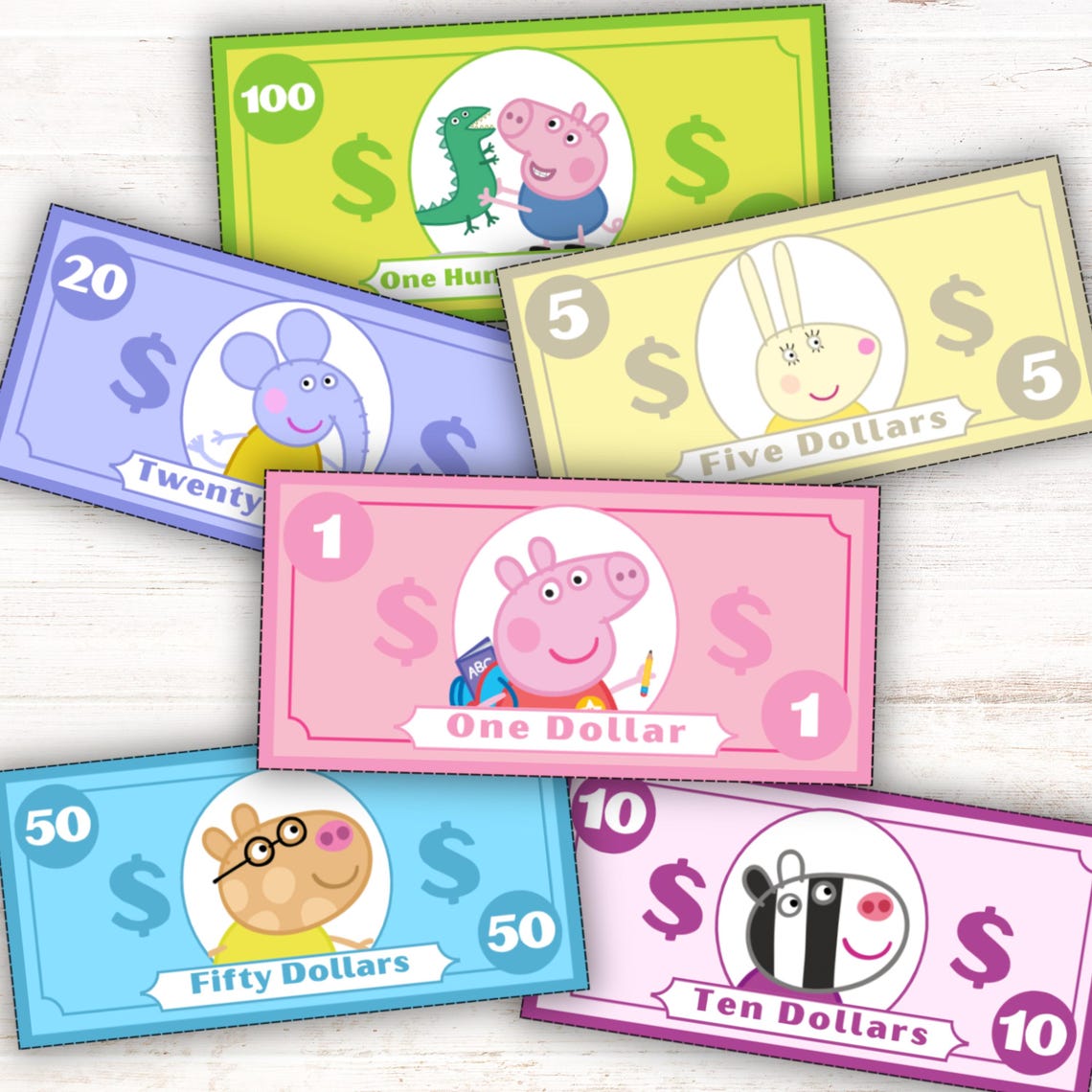 Peppa Pretend Play Money for Dramatic / Pretend Play Area! PDF ...