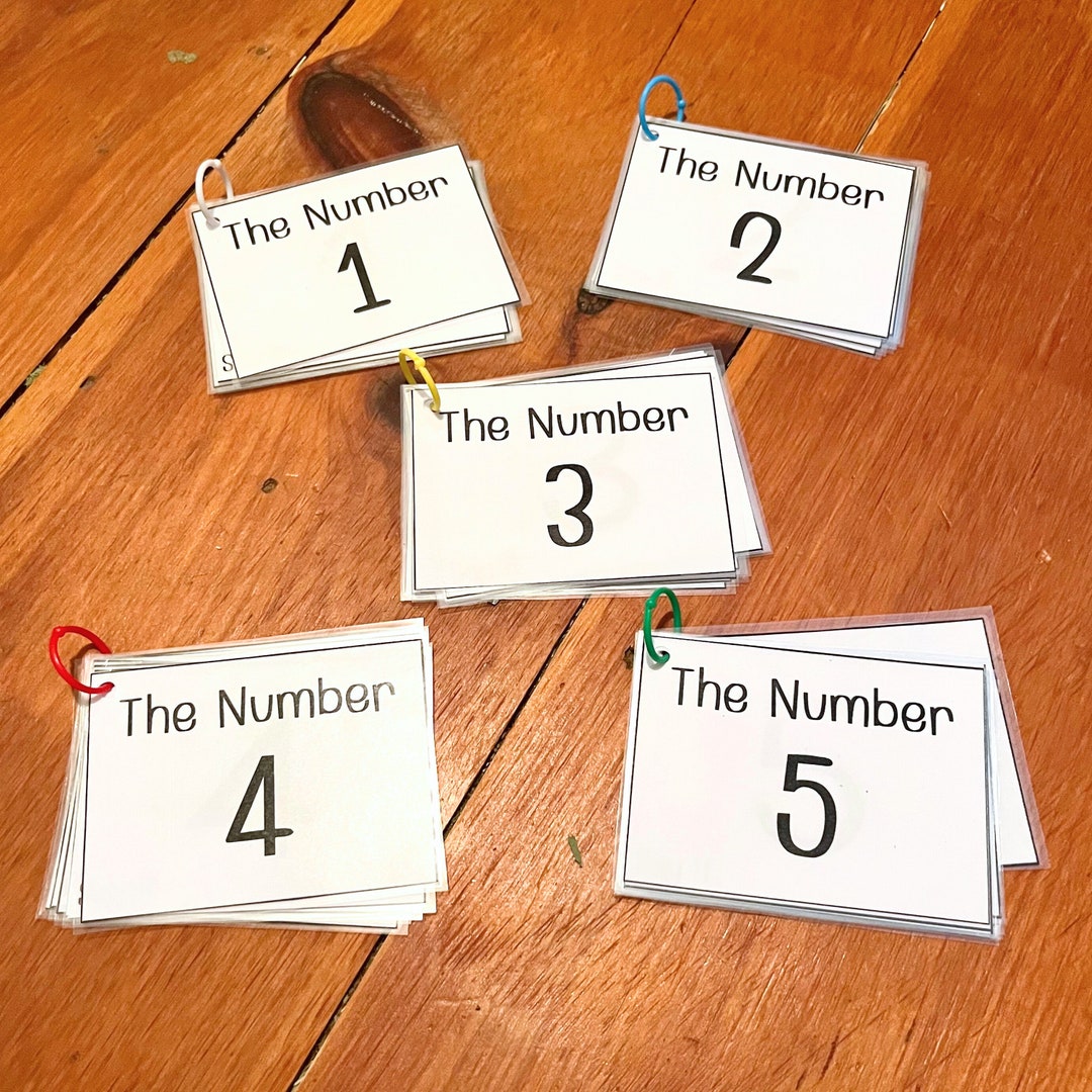 Interactive Numbers 1 to 5 Flashcard Practice - for Preschool ...