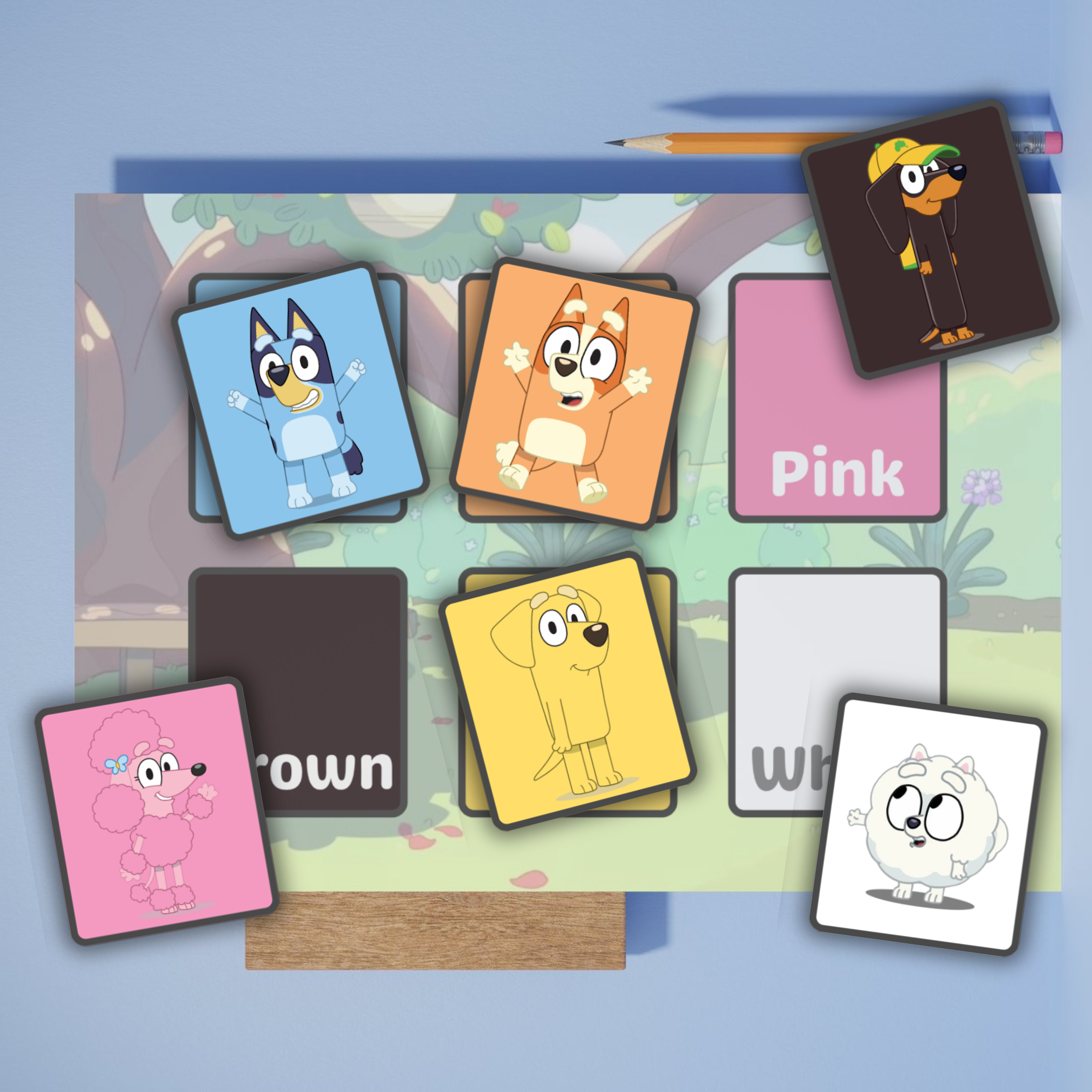 Bluey Color Matching Activity - Perfect for Busy Book ; PDF Printable ...