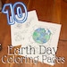Earth Day Coloring Pages - Preschool, Kinder Activities | PDF Printable ...