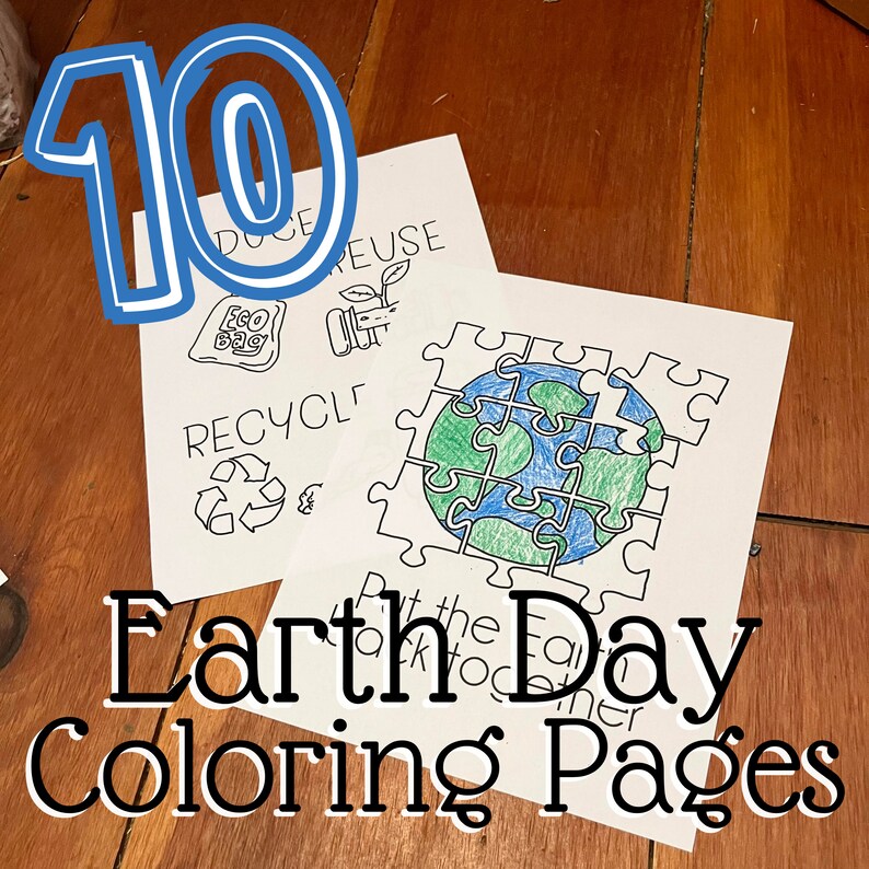 Earth Day Coloring Pages - Preschool, Kinder Activities | PDF Printable ...