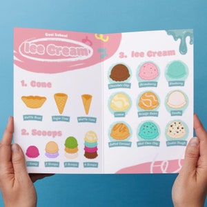 Ice Cream Shop Menu for Dramatic Play Area - PDF Printable File - Etsy