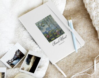 Monet Notebook, Spiral Notebook, Claude Monet, Ocean Notebook, Monet ...