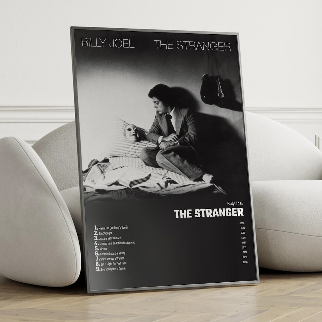 Billy Joel the Stranger Album Cover Poster Wall Art, Billy Joel, the ...