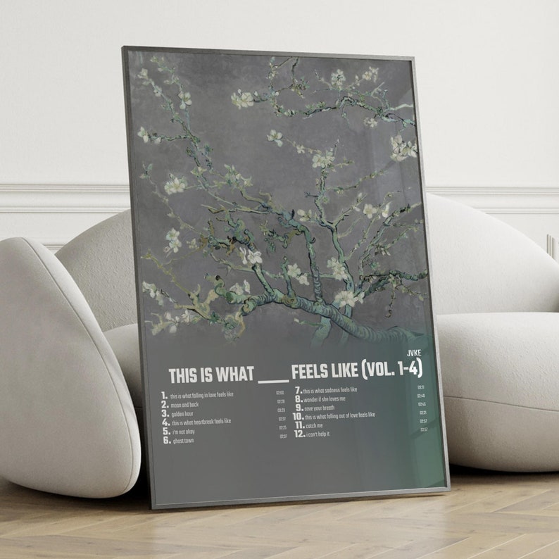 Jvke This is What ___ Feels Like vol. 1-4 Album Cover Poster, Wall Art ...