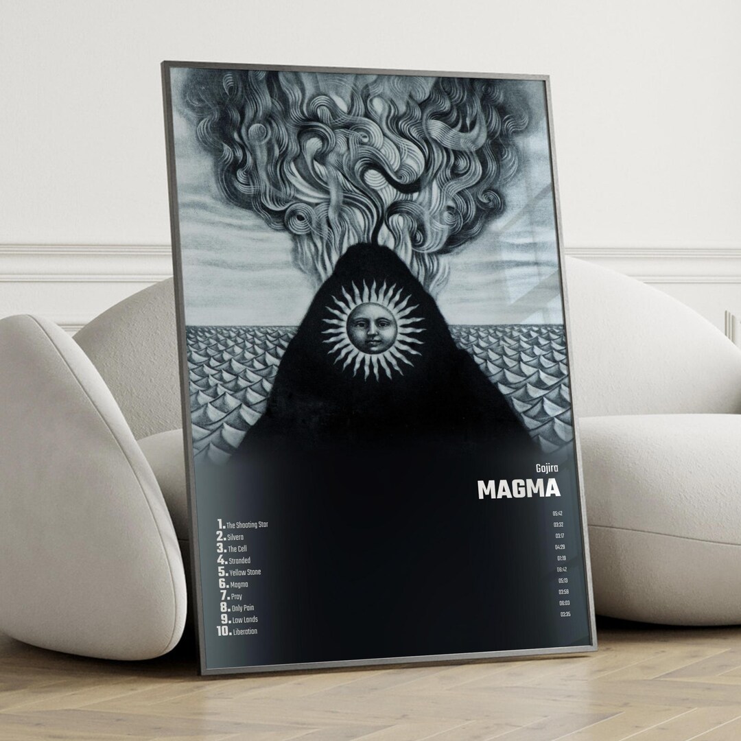 Gojira Magma Album Cover Poster Wall Art, Gojira, Magma - Etsy