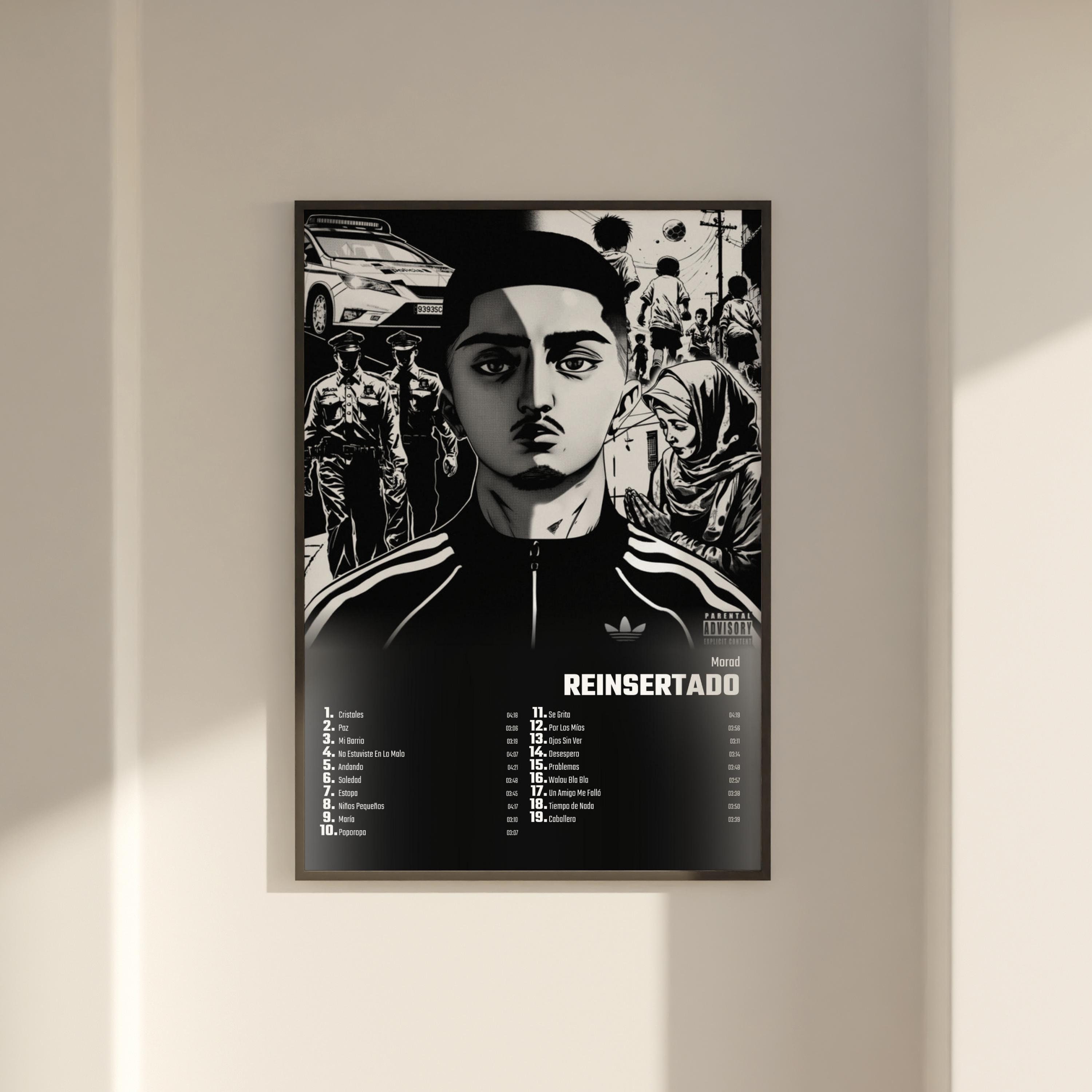 Morad Reinsertado Album Cover Poster Wall Art, Morad, Reinsertado - Etsy Australia