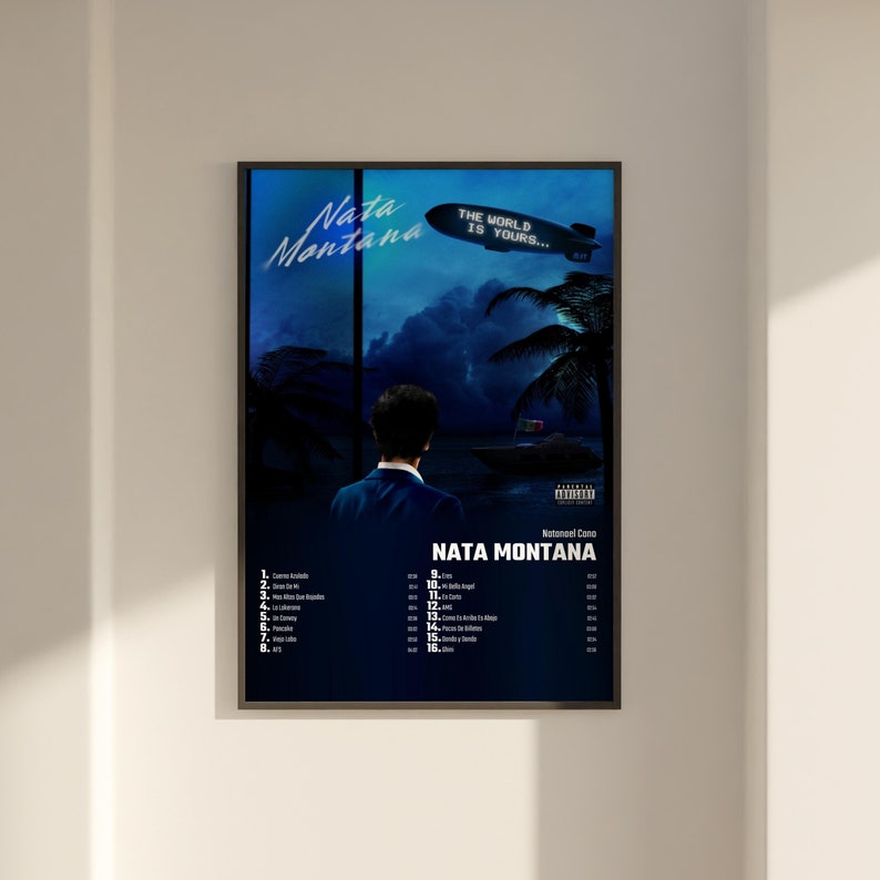 Natanael Cano Nata Montana Album Cover Poster Wall Art, Natanael Cano ...