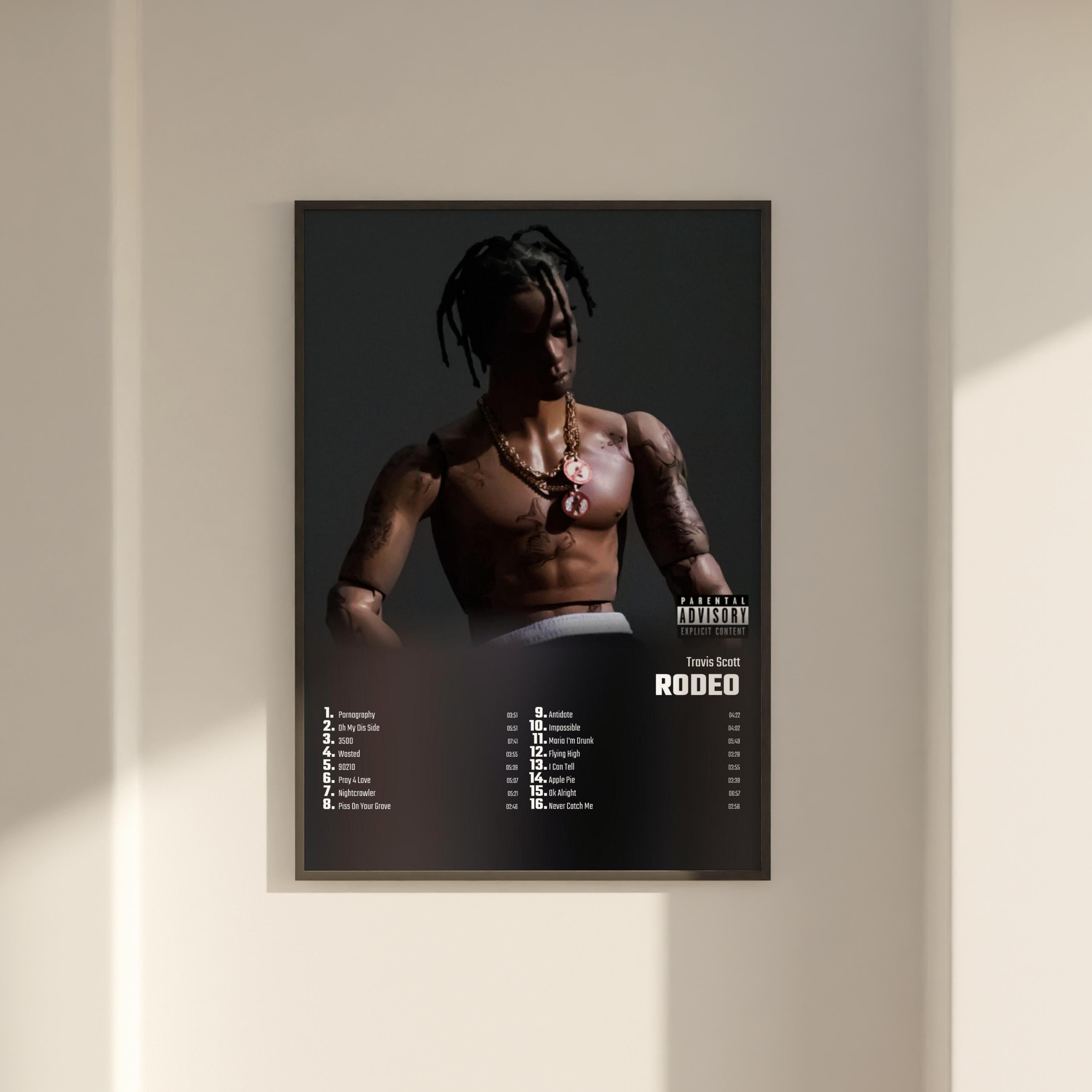 Travis Scott Rodeo Album Cover Poster Wall Art, Travis Scott, Rodeo - Etsy