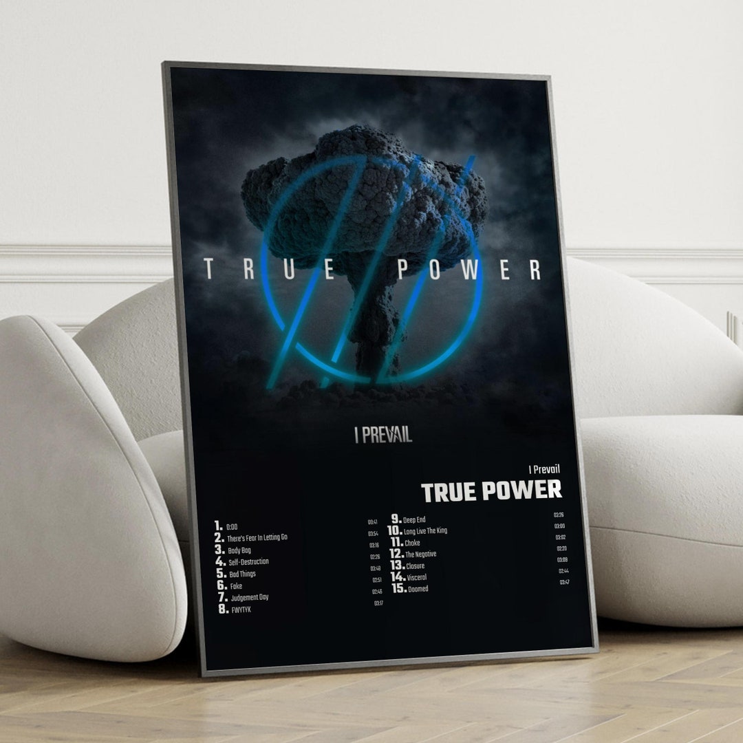 I Prevail True Power Album Cover Poster Wall Art, I Prevail, True Power ...
