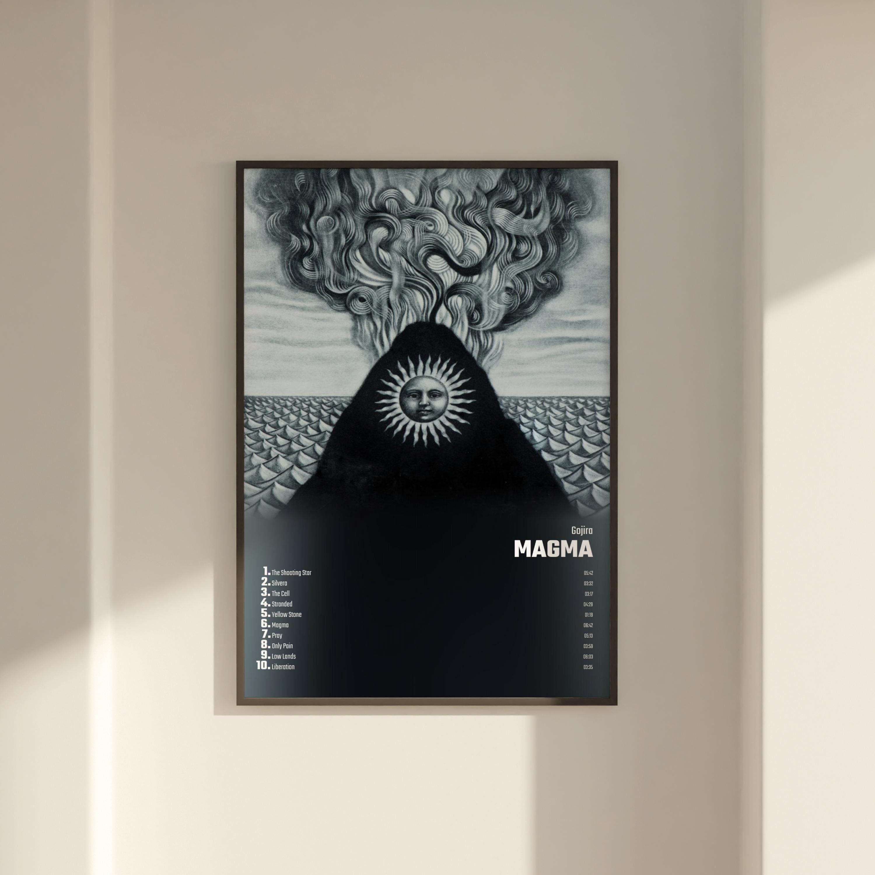 Gojira Magma Album Cover Poster Wall Art, Gojira, Magma - Etsy