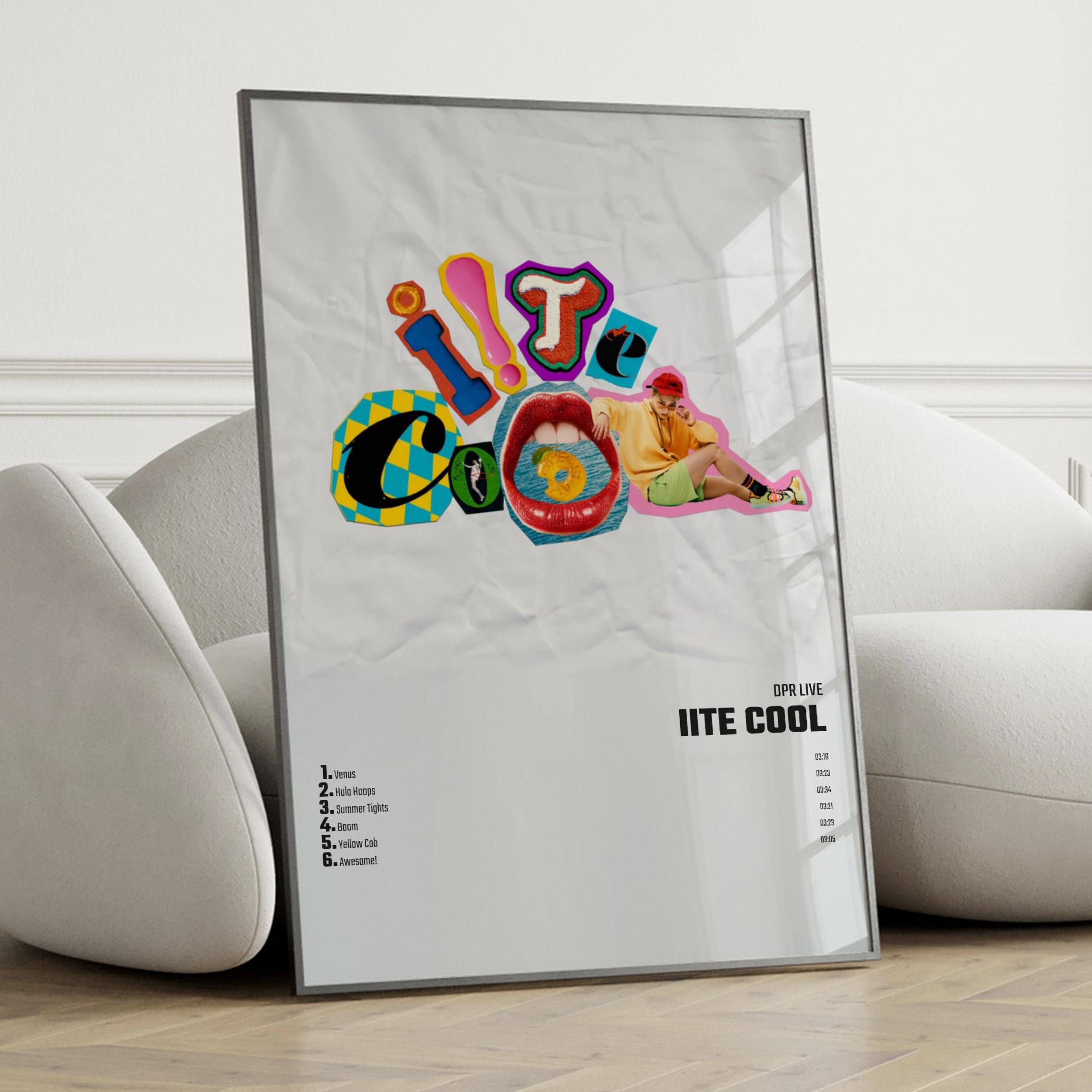 Dpr Live Iite Cool Album Cover Poster Wall Art, DPR LIVE, Iite Cool - Etsy