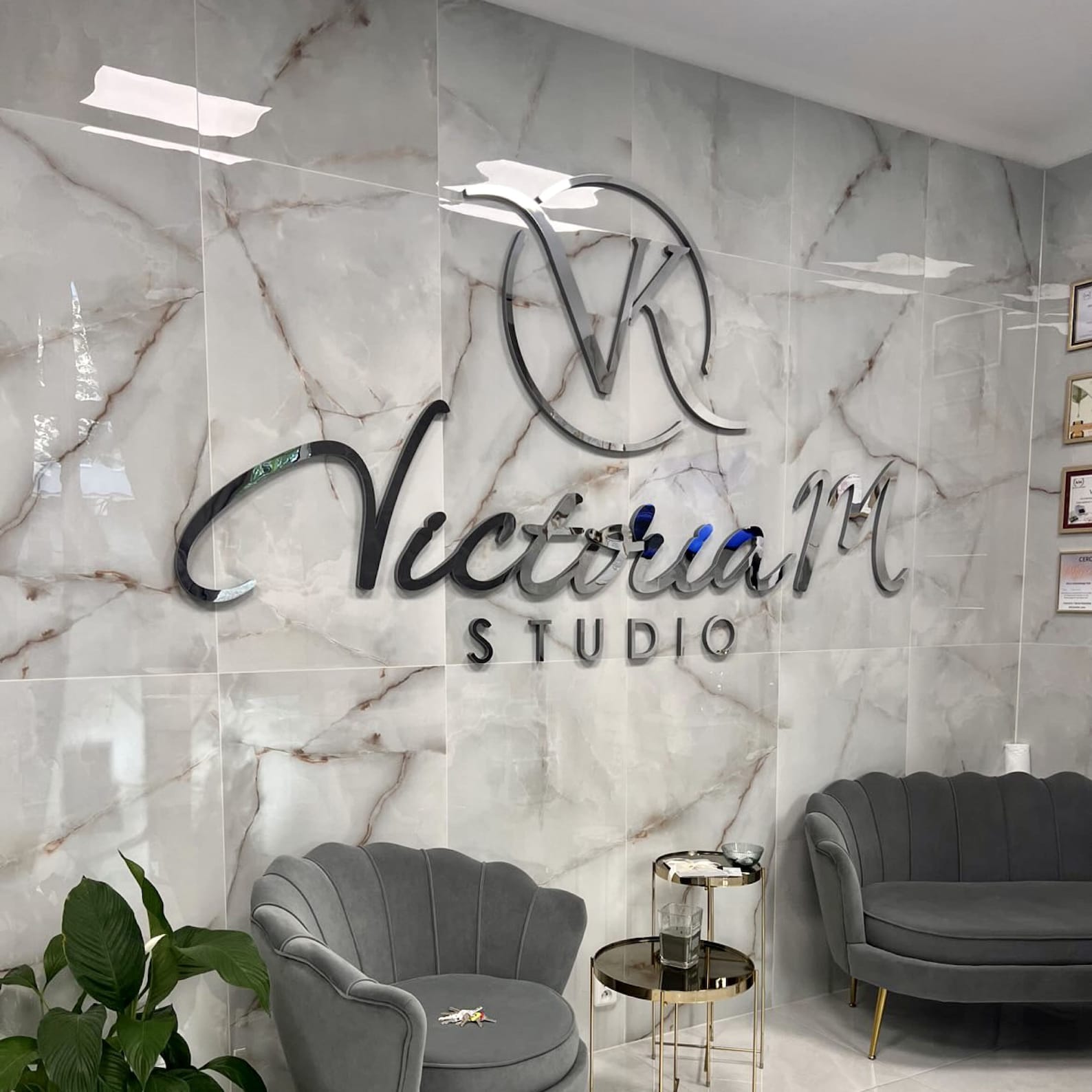 Beauty Salon Sign Business Logo Sign Reception Logo Sign Laser Cut Logo ...